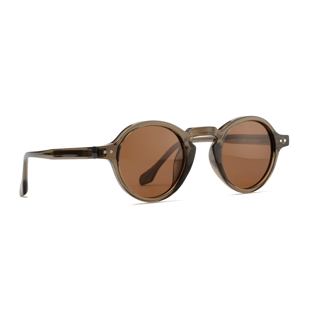 TANNER | Transparent Brown | Brown Lens – Ryan Simkhai Eyeshop
