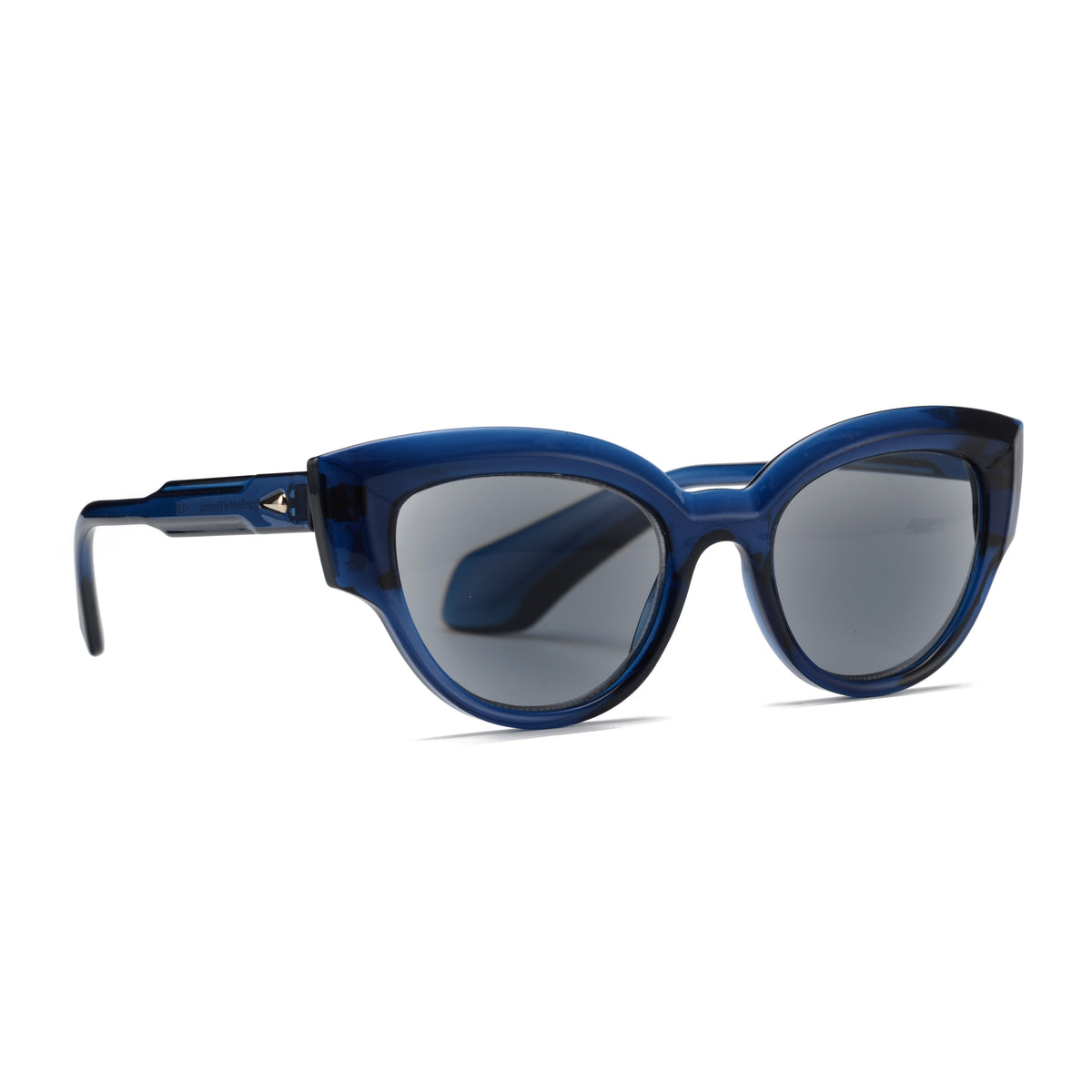 SIBEL | Transparent Navy Blue | Tinted Reader – Ryan Simkhai Eyeshop