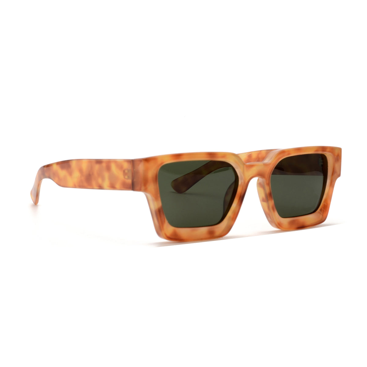 Zion | Light Tortoise | Green Polarized Lens – Ryan Simkhai Eyeshop